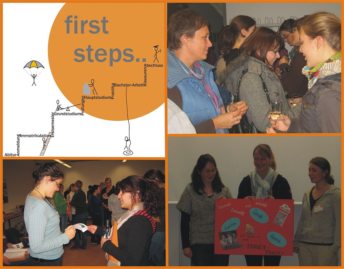 Mentoring-Programme "first steps…" und "amelie": Auftakt