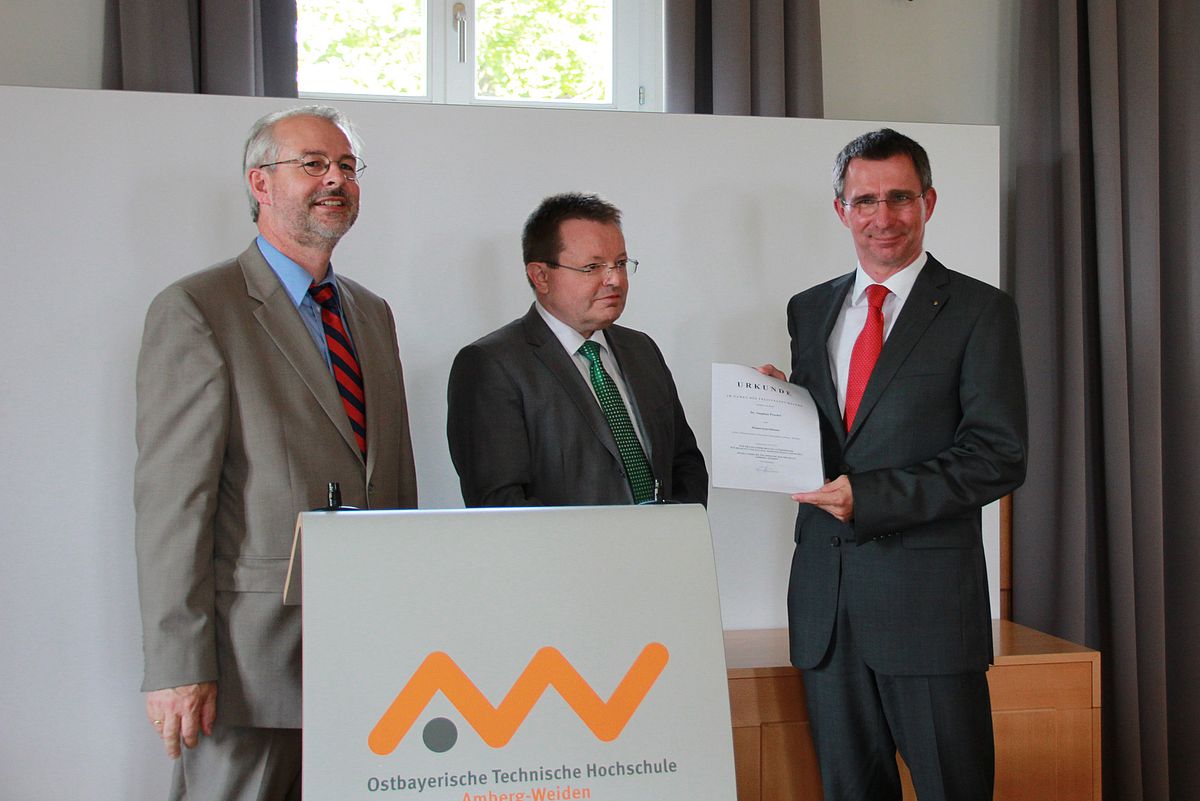 Verleihung einer Honorarprofessur an Dr. Stephan Prechtl