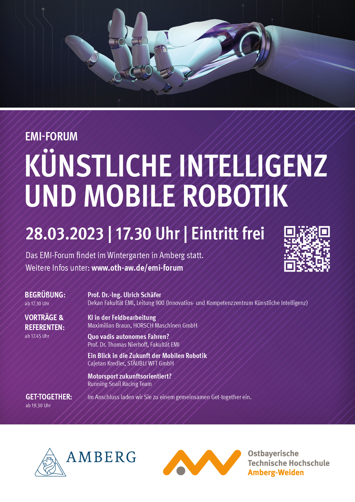 EMI-Forum: Künstliche Intelligenz und mobile Robotik